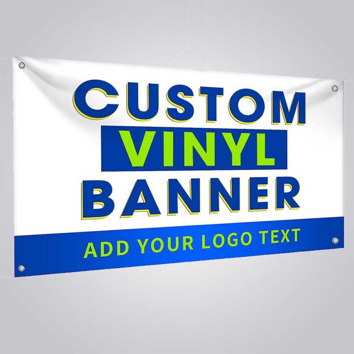 Custom Vinyl Banners Windows Custom 55" Vinyl Two Color Window Banner