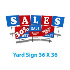 Yard Signs | Light and portable full color UV printed Yard Sign ...