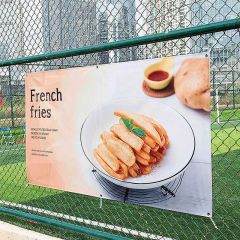 Custom Vinyl Banner Printing | Vinyl Banners with free hems and grommets!