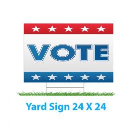 YARD SIGN 24" X 24" Light and portable full color UV printed Yard Sign ...