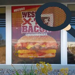Perforated Window Sign | Order Custom Printed Perforated Window Signs